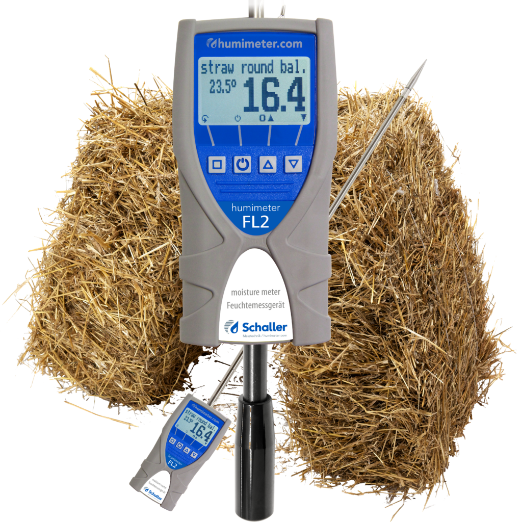 humimeter FL2 Hay and straw moisture tester - Schaller Moisture Meters ...